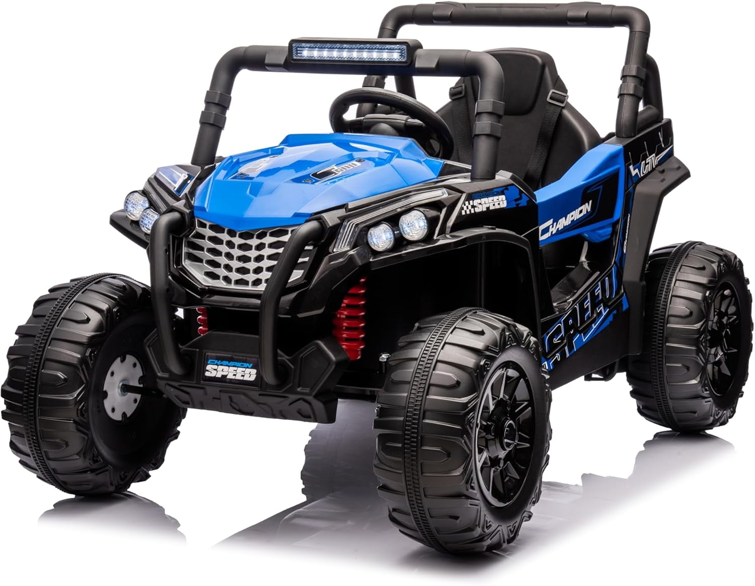 Luku 12V Kids Electric UTV Truck with Remote Control, Music, and Spring ...