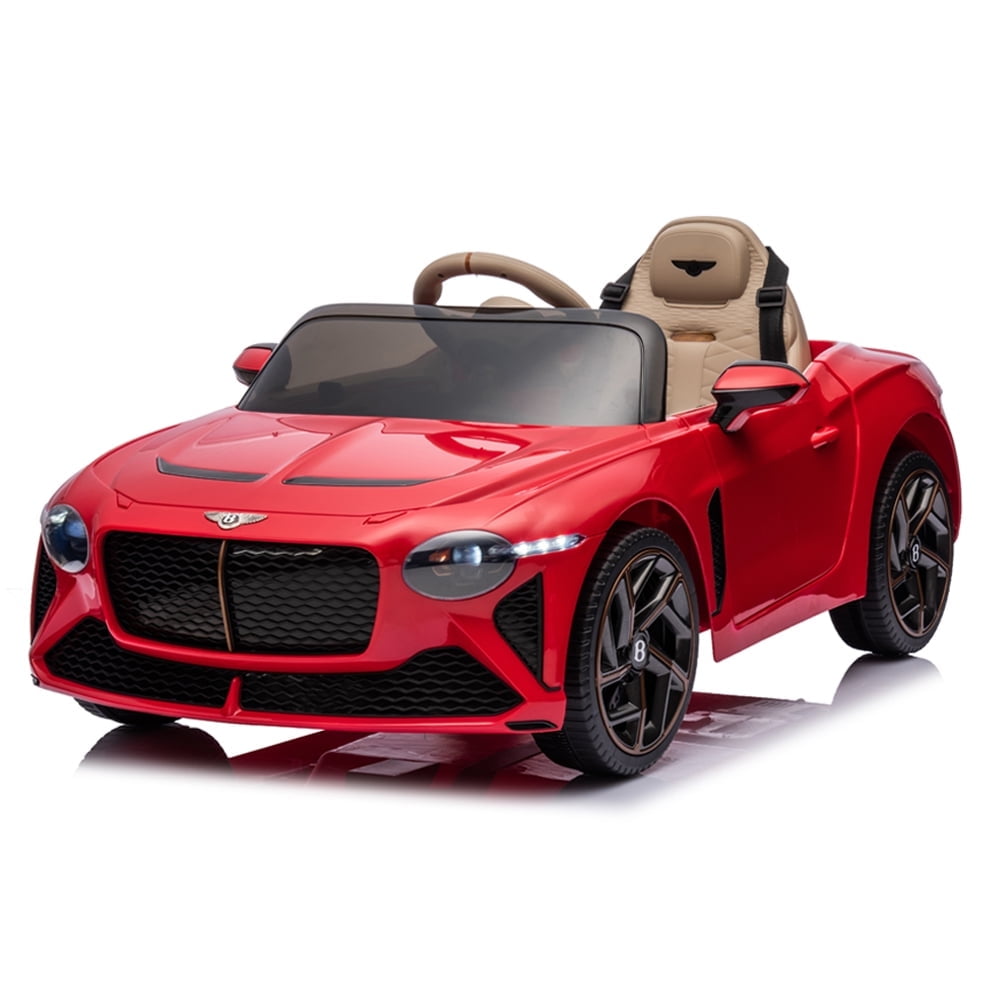 Luku 12V Kids Ride On Car Licensed Bentley Bacalar Battery Powered Electric Toys Vehicles with ...