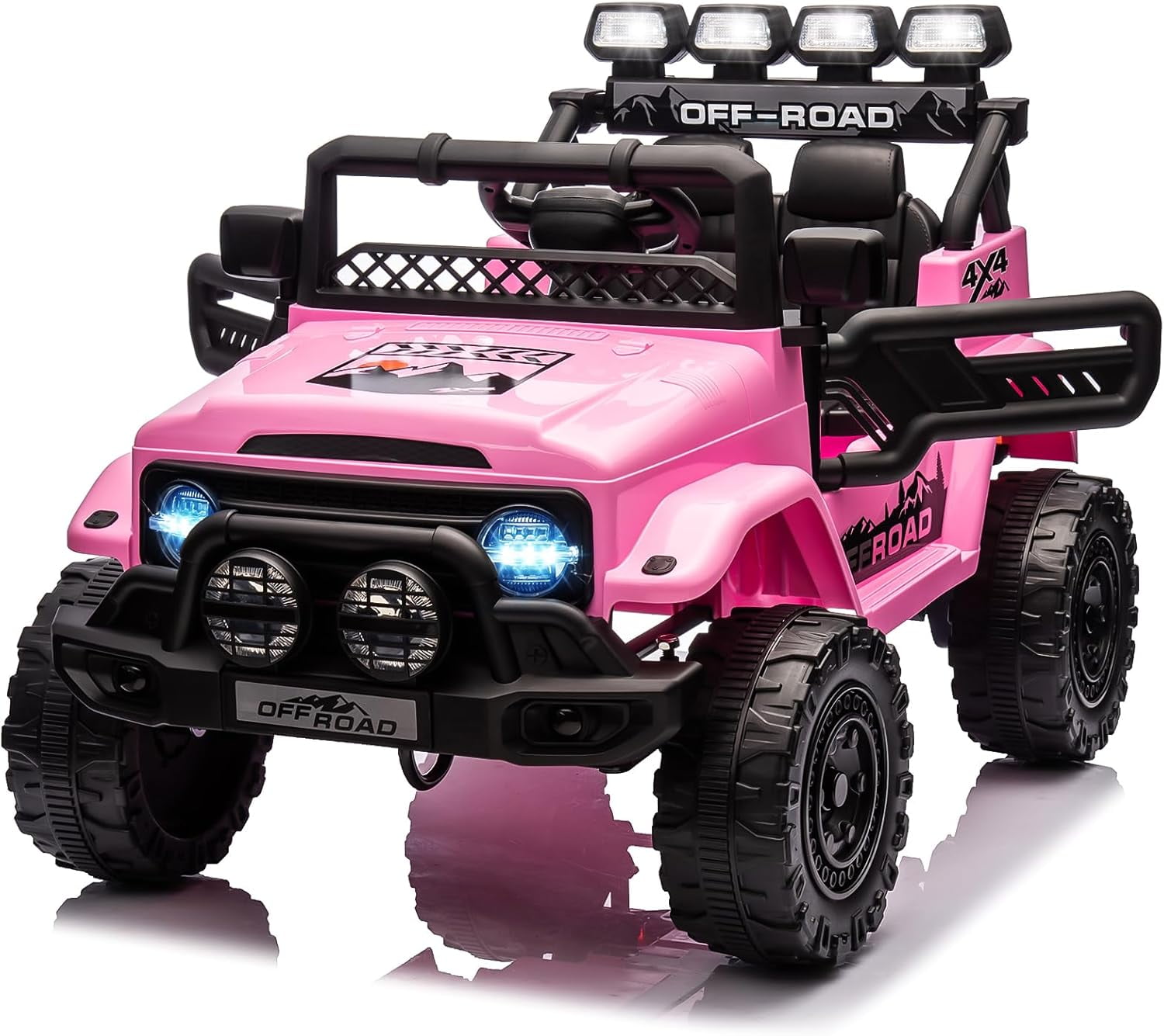 Luku 12V Kids Ride On Truck Car, Electric Vehicles with Remote Control ...