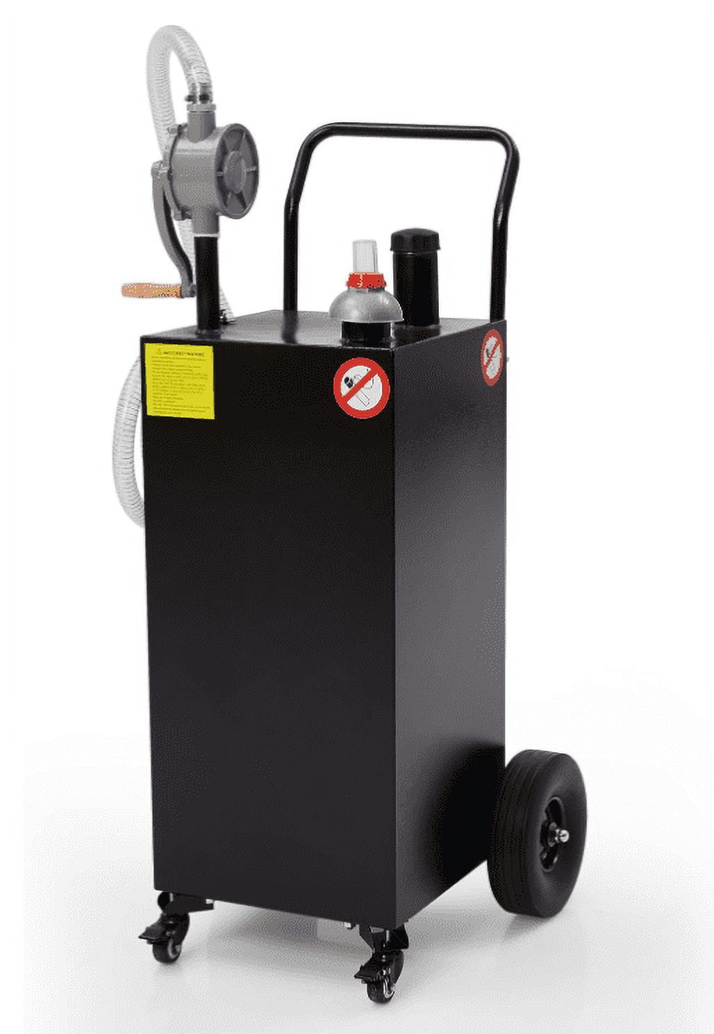 Luku 45 Gallon Fuel Caddy,Fuel Storage Tank with Manual Transfer Pump ...