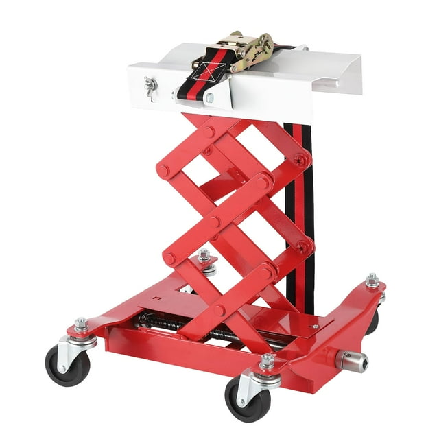 Luku 450 Lbs Capacity Low Profile Transmission Jack with Safety Straps ...