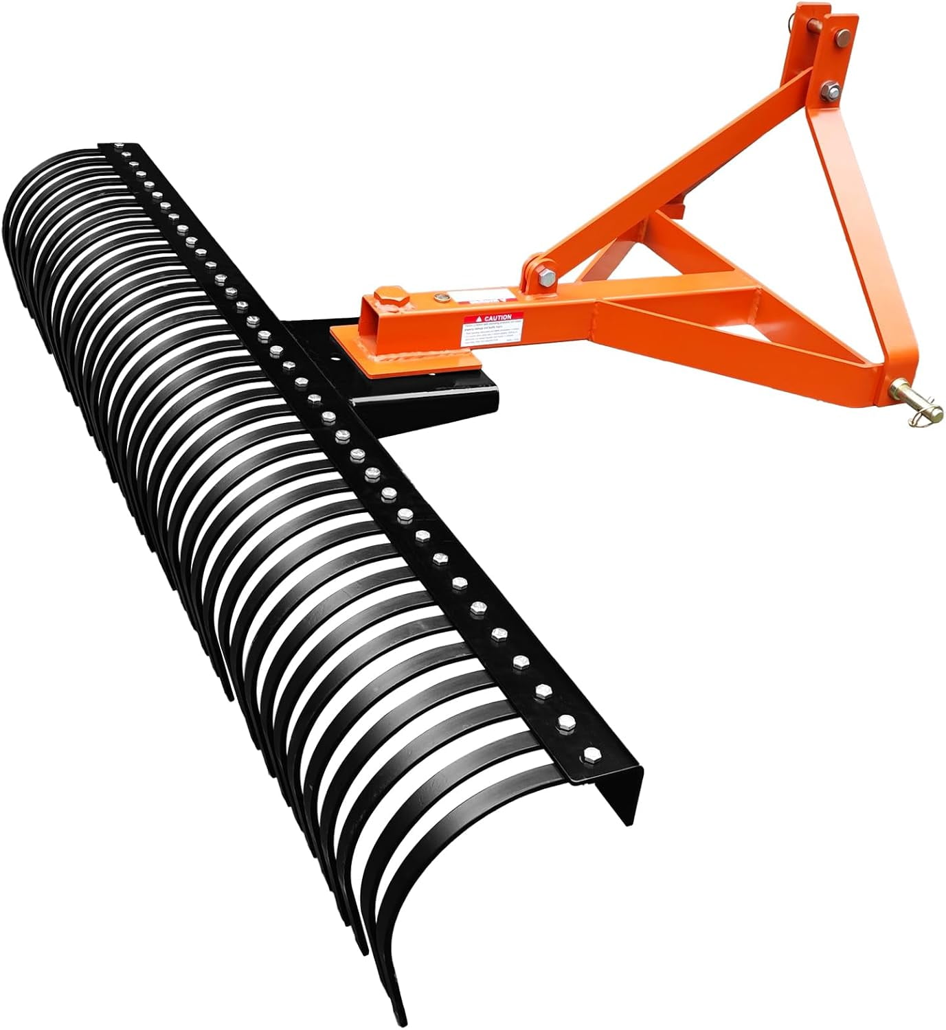 Luku 72 in Tractor Landscape Rake, 360 Degree Rotation Tow-Behind ...