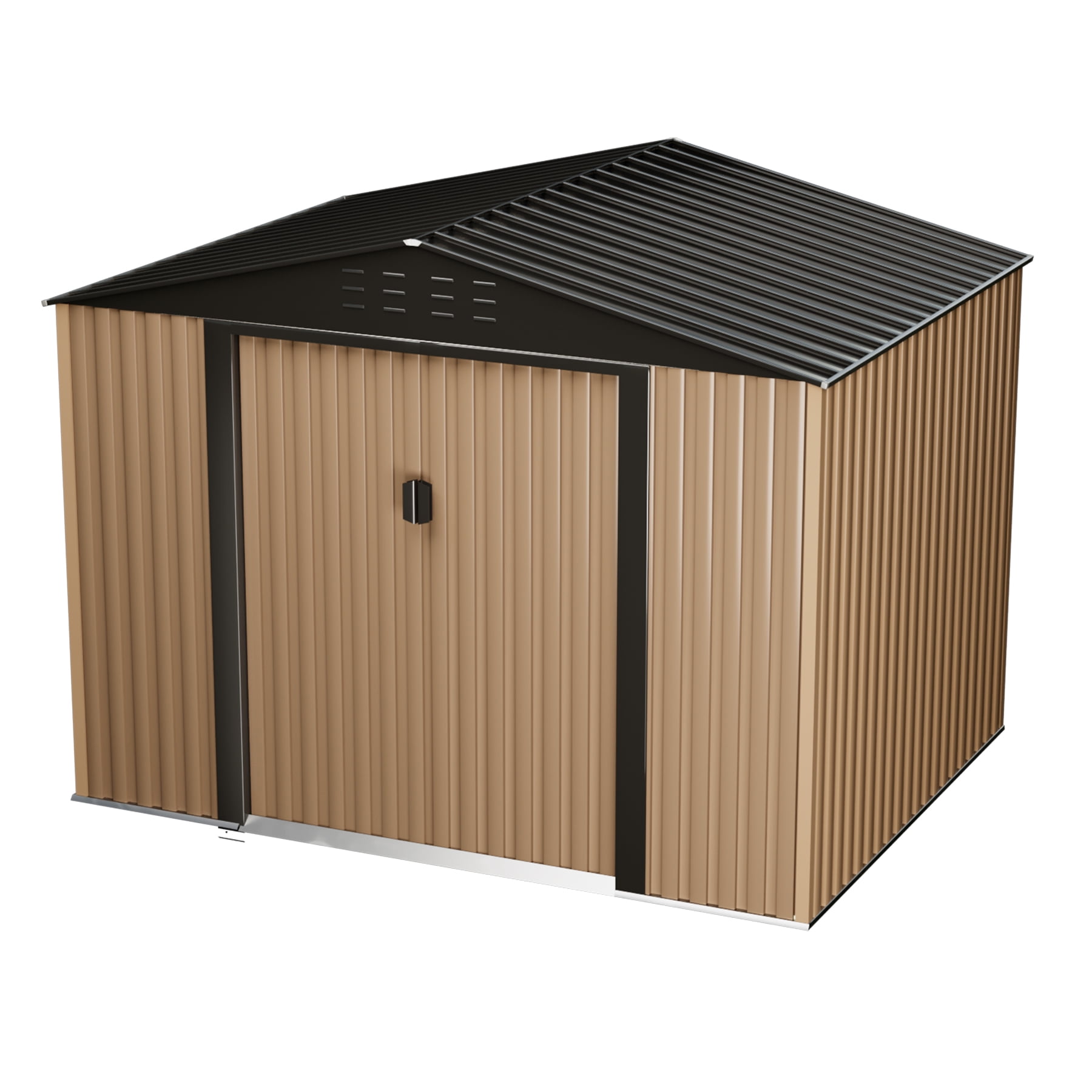 Luku 8*6 FT Large Metal Garden Tool Storage Shed, Outdoor Storage ...