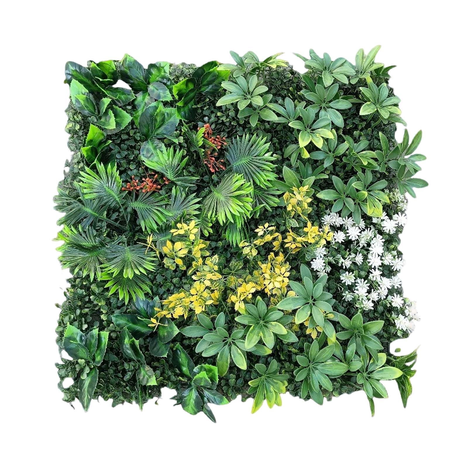 Luku Artificial Grass Wall Panels,20"x 20"Boxwood Wall Panels with Zip ...