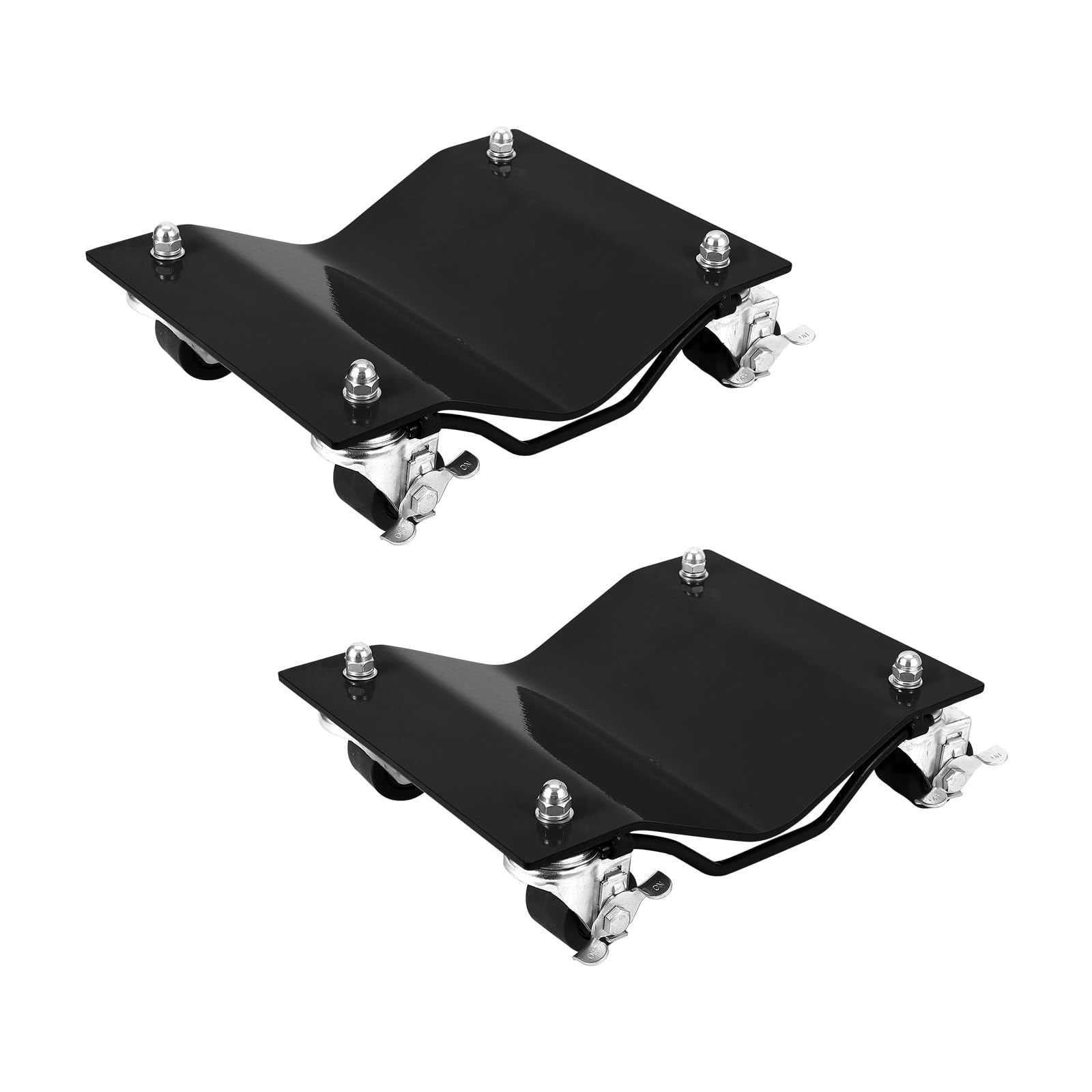 Luku Car Dolly Set of 2, 5000 LBS Capacity Wheel Dolly, Heavy Duty ...