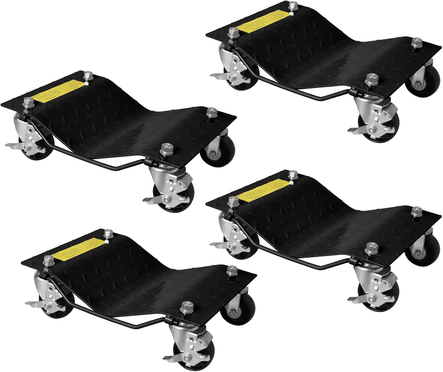 Luku Car Wheel Dollies with Locking Casters - Versatile & Durable ...