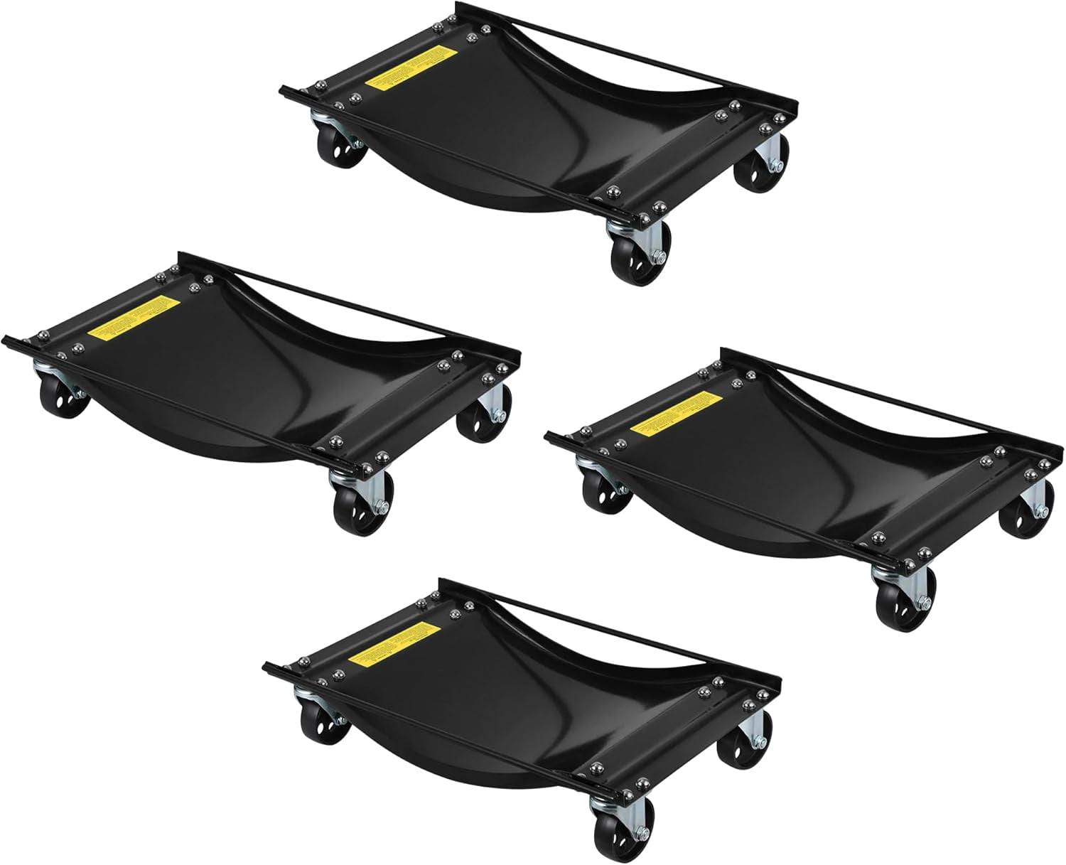 Luku Car Wheel Dolly Set of 4 - Heavy Duty 5000 lbs Capacity Vehicle ...