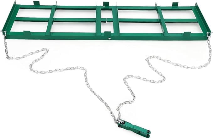 Luku Drag Harrow Driveway Grader,Tow Behind Lawn Rake with 4 FT Chain ...