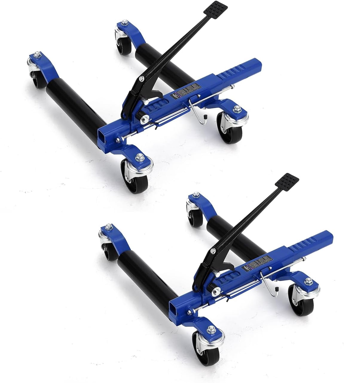 Luku Heavy-Duty Car Wheel Dolly Jack Set, 1500LBS Capacity with Foot ...