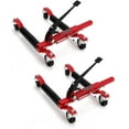 Luku Heavy-Duty Car Wheel Dolly Jack Set, 1500LBS Capacity with Foot ...
