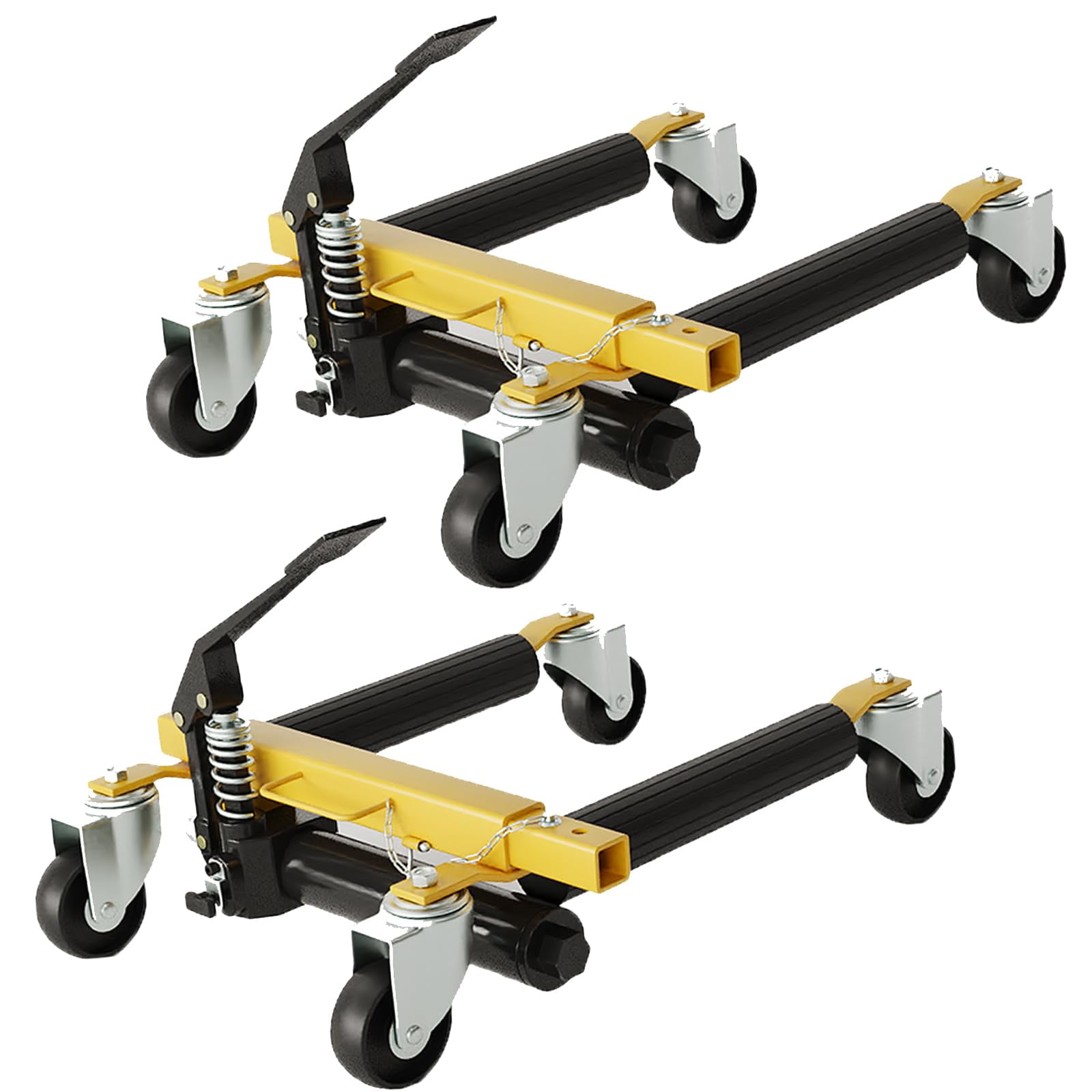 Luku Hydraulic Car Wheel Dolly Jack Set of 2, 1500 Lbs Heavy Duty Car ...