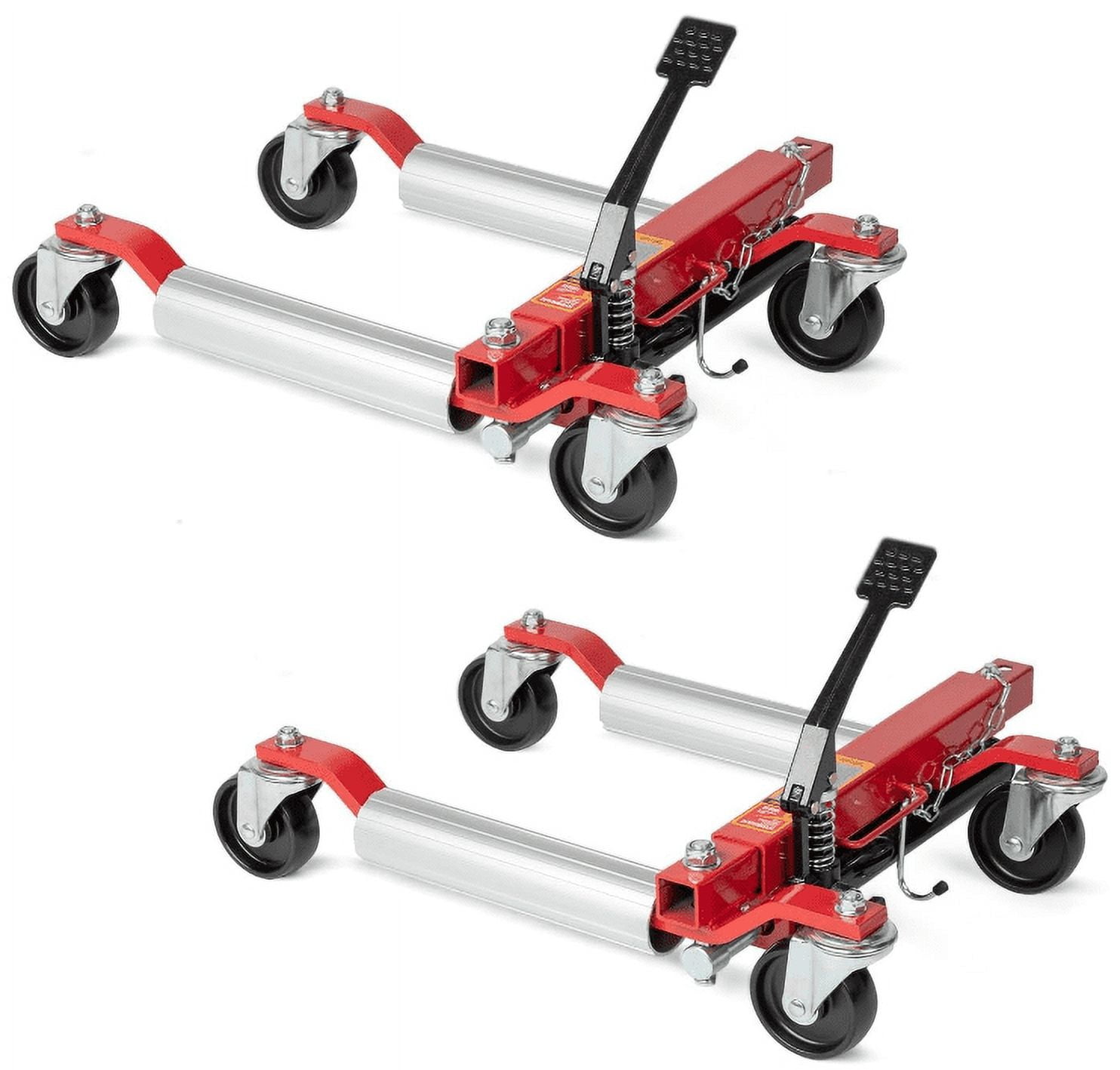 Luku Hydraulic Car Wheel Jack 2 Piece Set - 1500lb Capacity for Easy ...