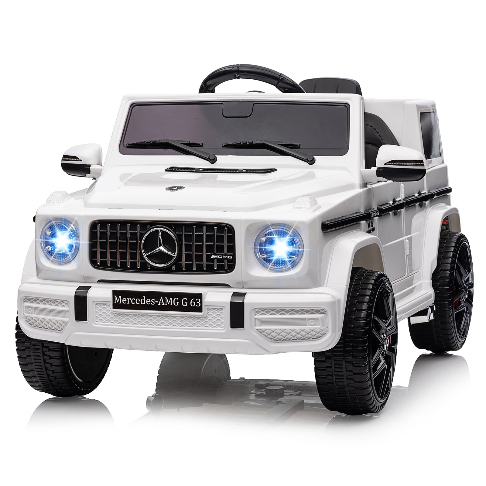 Luku Kids 12V Ride on Car, Licensed Mercedes Benz G63 Kids Car w/Remote ...