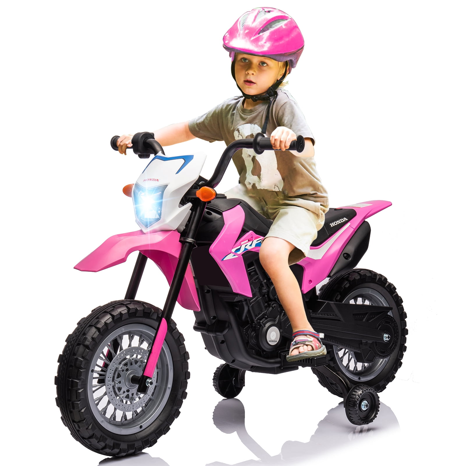 Luku Kids Ride on Motorcycle, 6V Electric Rechargeable Motorbike with ...