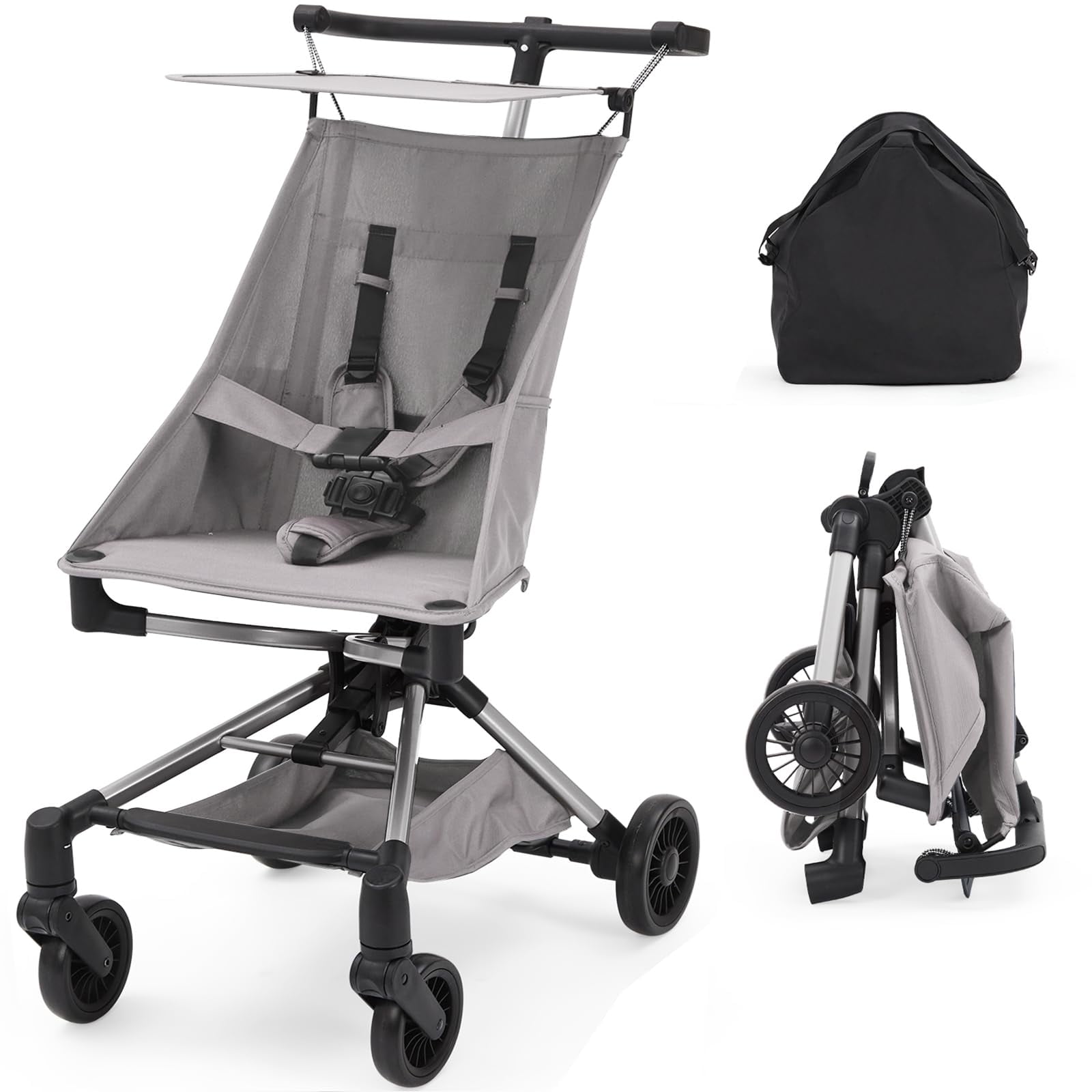 Luku Lightweight Baby Travel Stroller – Compact & Airplane-Friendly ...