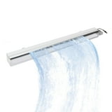 Luku Pond Waterfall Spillway Stainless Steel Pool Fountain, with LED ...