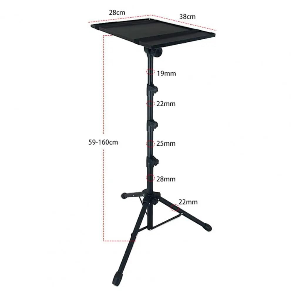 Luku Portable Projector Stand with Wheels – Heavy-Duty 20LB Tripod for ...