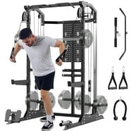 EONFITOmni Squat Cage Power Rack with Cable Crossover System Full Body ...