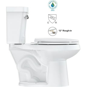 SUPERFLO 21 Inch Extra Tall Toilet, Comfort Seat, Single Flush, Ideal ...