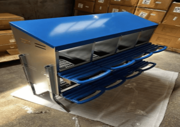 Luku Zinc Alloy Egg Laying Box, Wall Mounted Metal Chicken Nesting Box ...