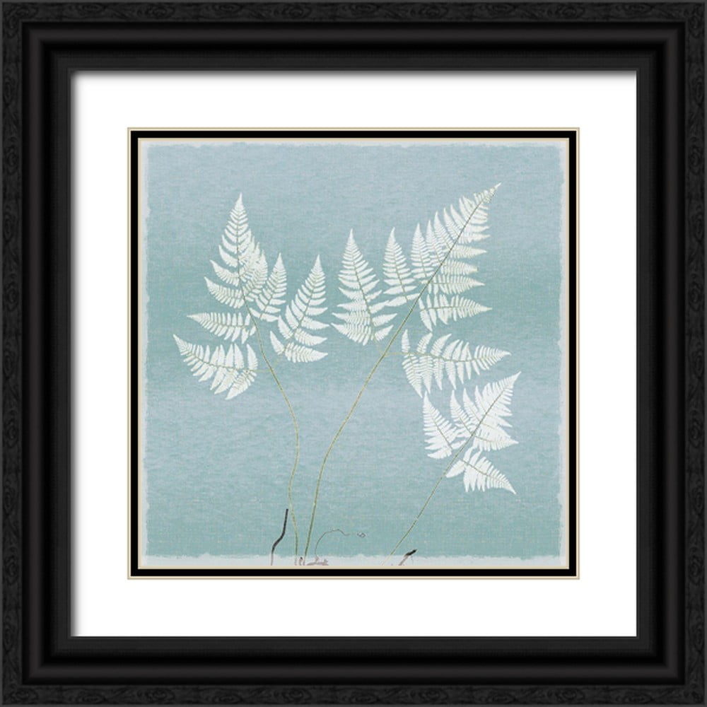 Lula Bijoux And Company 15x15 Black Ornate Wood Framed with Double Matting Museum Art Print ...