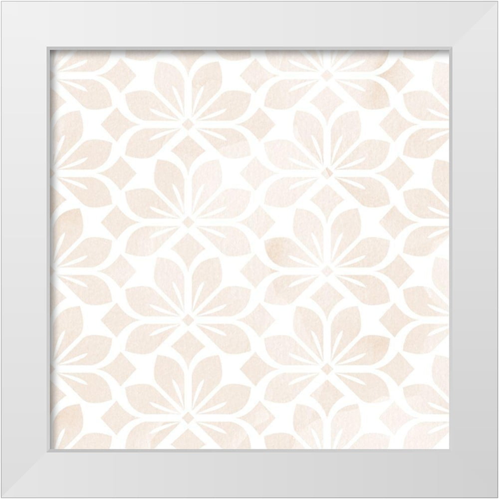 Lula Bijoux and Company 26x26 White Modern Wood Framed Museum Art Print ...