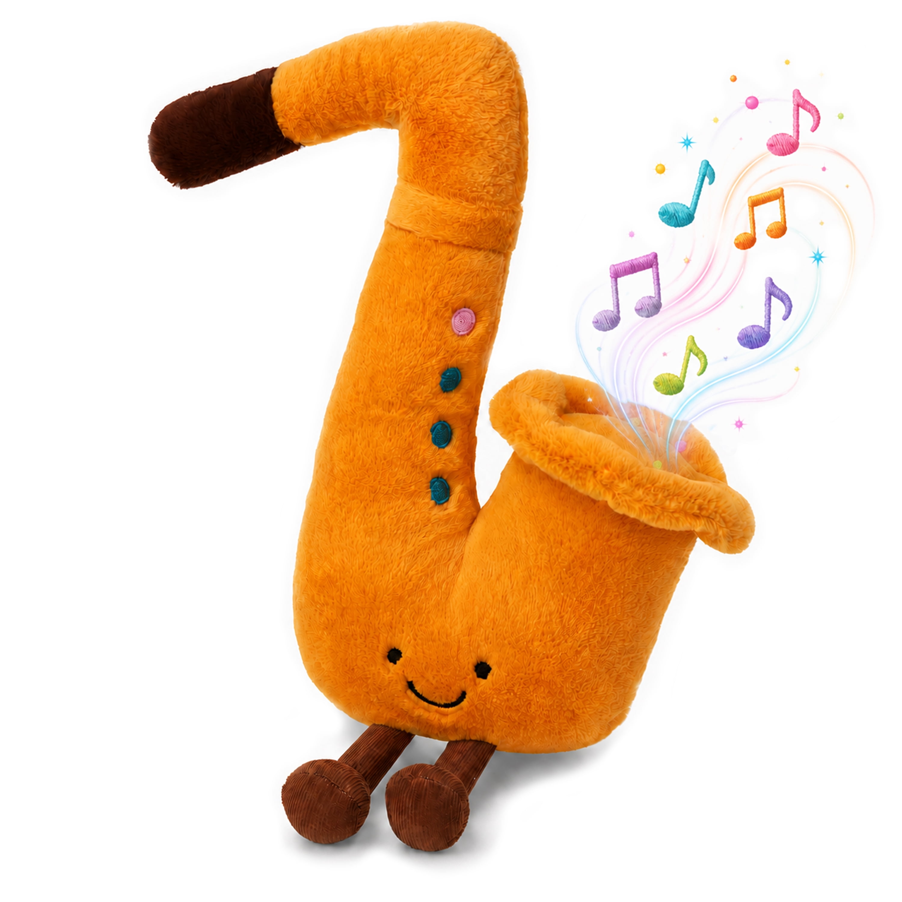 Lullaberry My First Saxophone Plush Musical Toy – Press & Play Soft ...