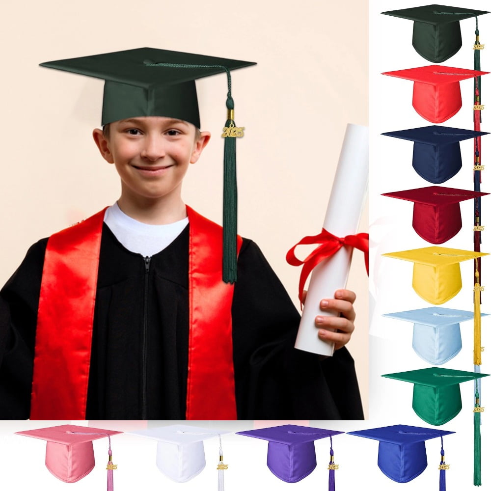 Lullaby Matte Graduation Cap & Graduation Hat with 2025 Tassel - Unisex ...