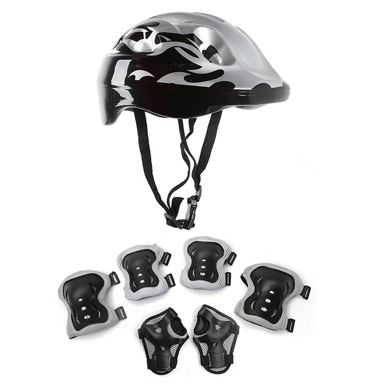 Lulshou 7Pcs Set Kids Helmet,Toddler Helmet for Ages 2-8 Boys Girls ...