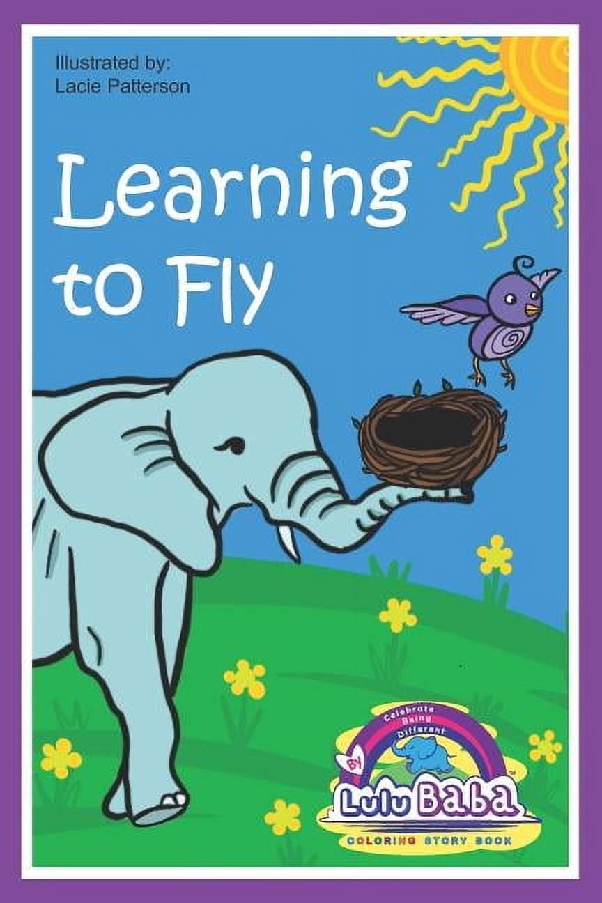 Lulu Baba Coloring Story Book, Learning to Fly : Children's Book, Lulu ...