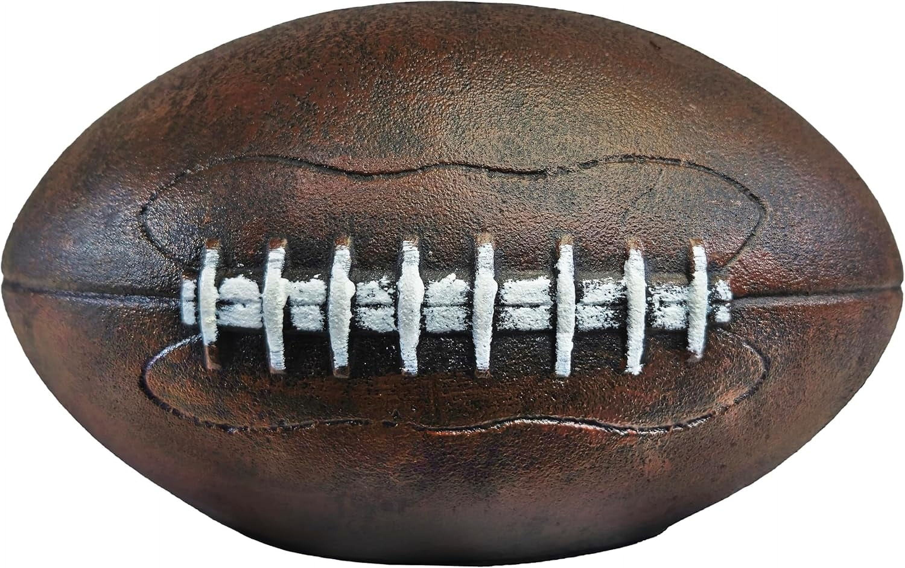 Lulu Decor, Cast Iron American Football Heavy Doorstop, Realistic Brown ...