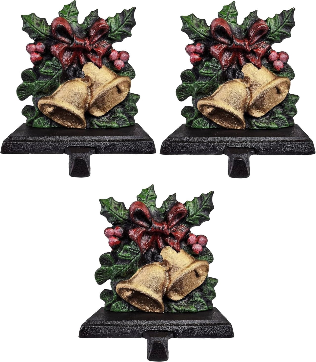 Lulu Decor, Cast Iron Christmas Stocking Holder, Strong and Durable ...