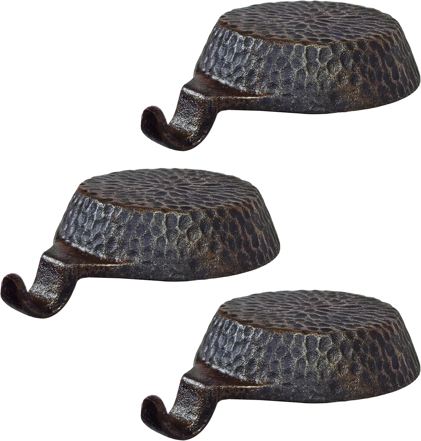 Lulu Decor, Christmas Stocking Holders for Mantle, Hammered Finish, Low ...