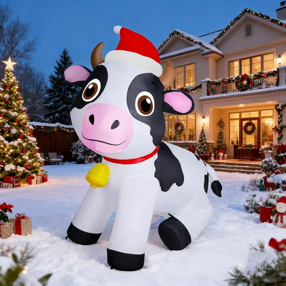 Christmas Cow Inflatables
