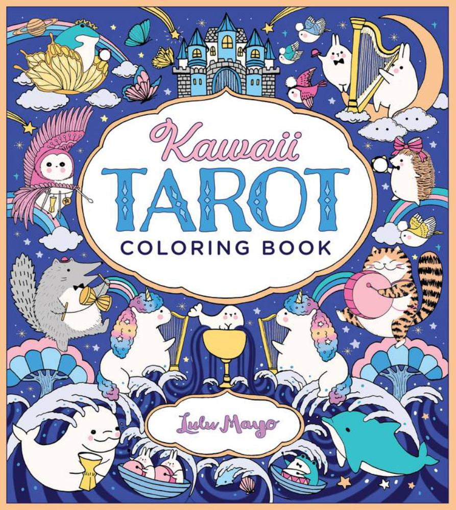 Lulu Mayo: Kawaii Tarot Coloring Book: Color Your Way Through the ...