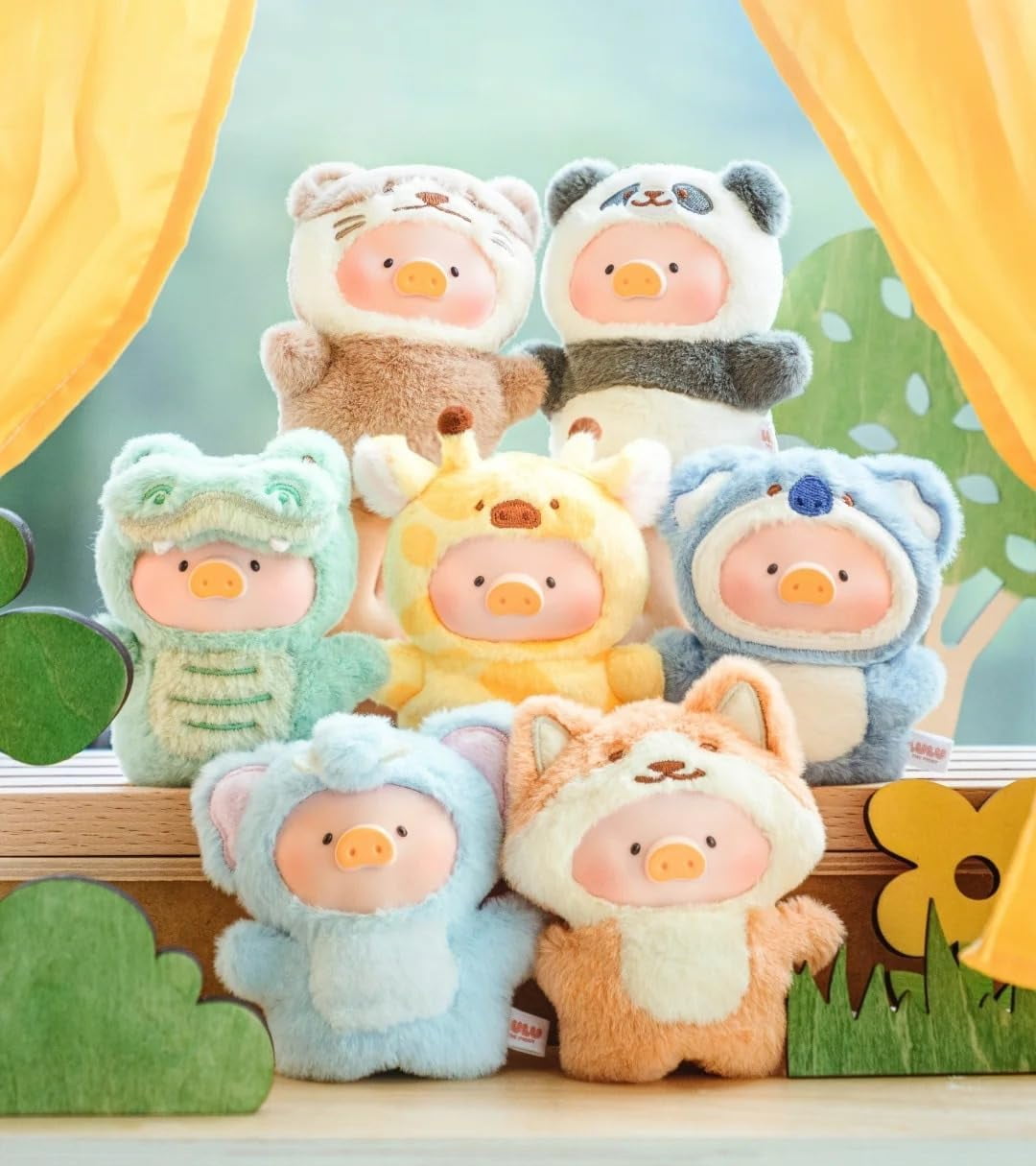 Lulu The Piggy Pig Animal Party Puppet Show Series - Plush Blind Box ...