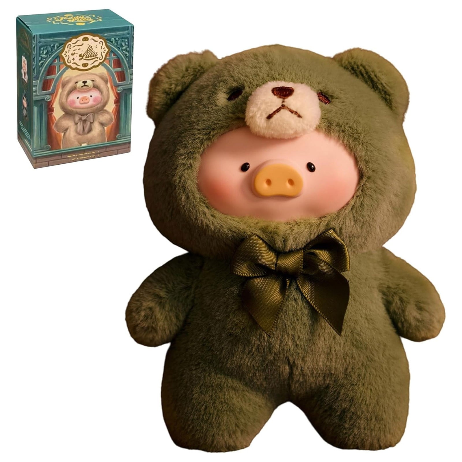 Lulu The Piggy Pig Vintage Bear Blind Box Figures 1PC Plush Pendant ...