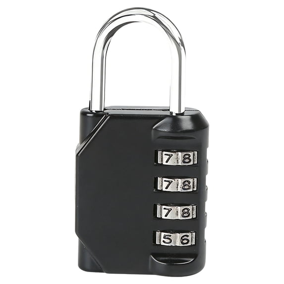 Luluganb Combination Lock, 4 Digit Combination Padlock Outdoor, School ...
