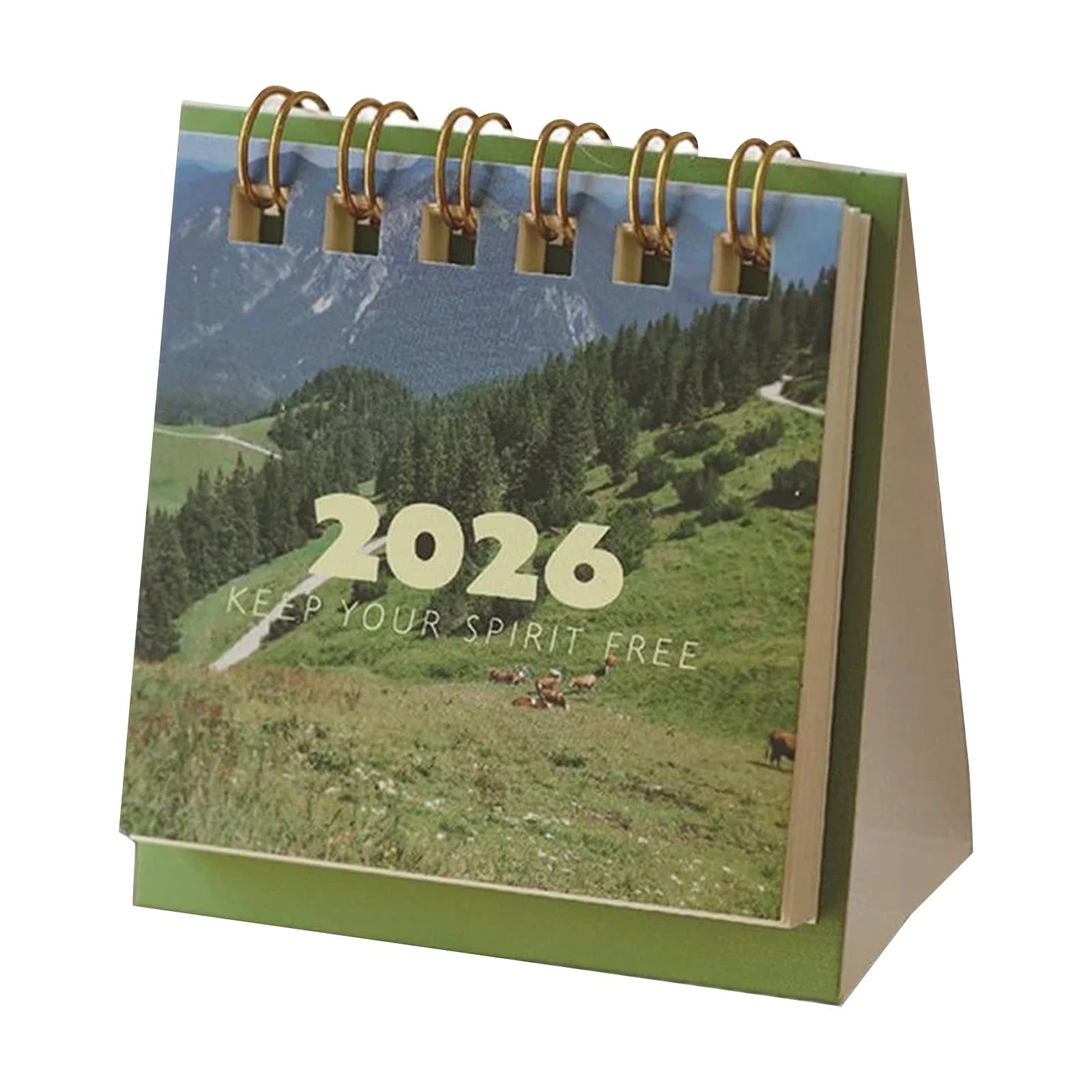Luluganb Desk Calendar 2026 Standing Flip,Small Desk Calendars Tiny ...
