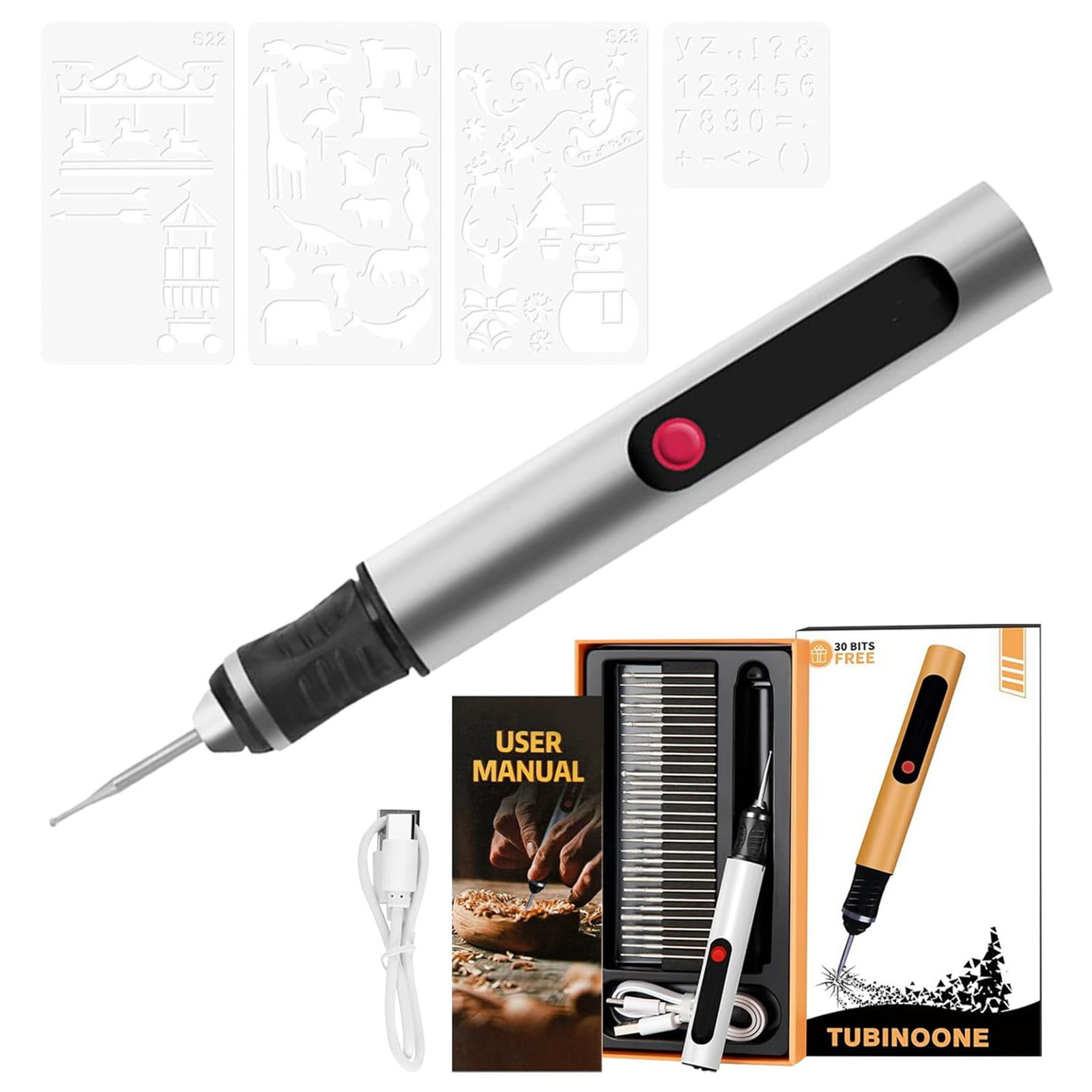 Luluganb Engraver Engraving Pen Tool for Metal - Cordless Electric ...