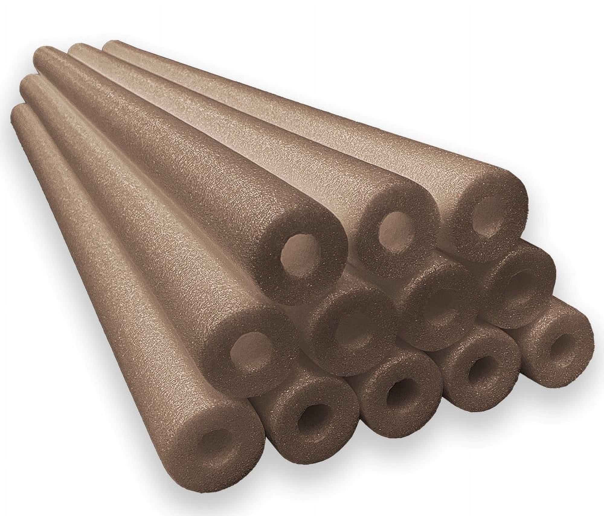 Luluy 12 Pack Of 52 Inch Foam -Brown,Foam Pool Noodles,Swim Rings For ...