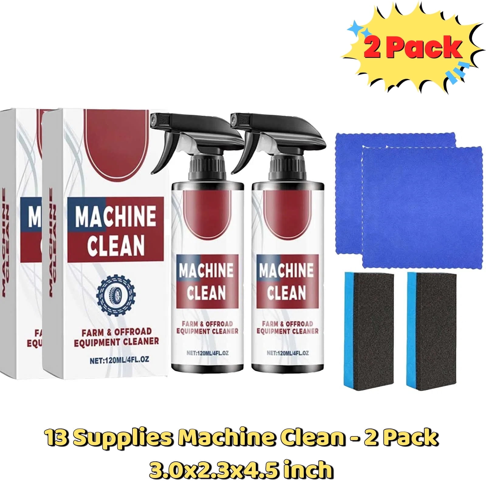 Luluy 13 Supplies Machine Clean Outdoor All-Purpose Cleaner, Heavy-Duty ...