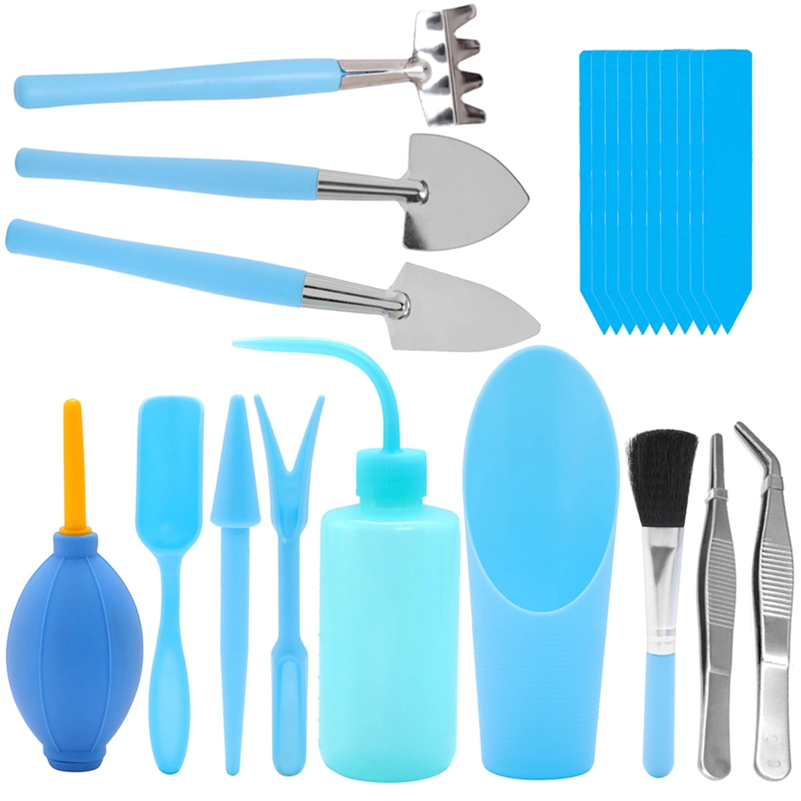 Luluy 15-Piece Mini Succulent Tools Set, Pink Gardening Hand Tools Kit ...