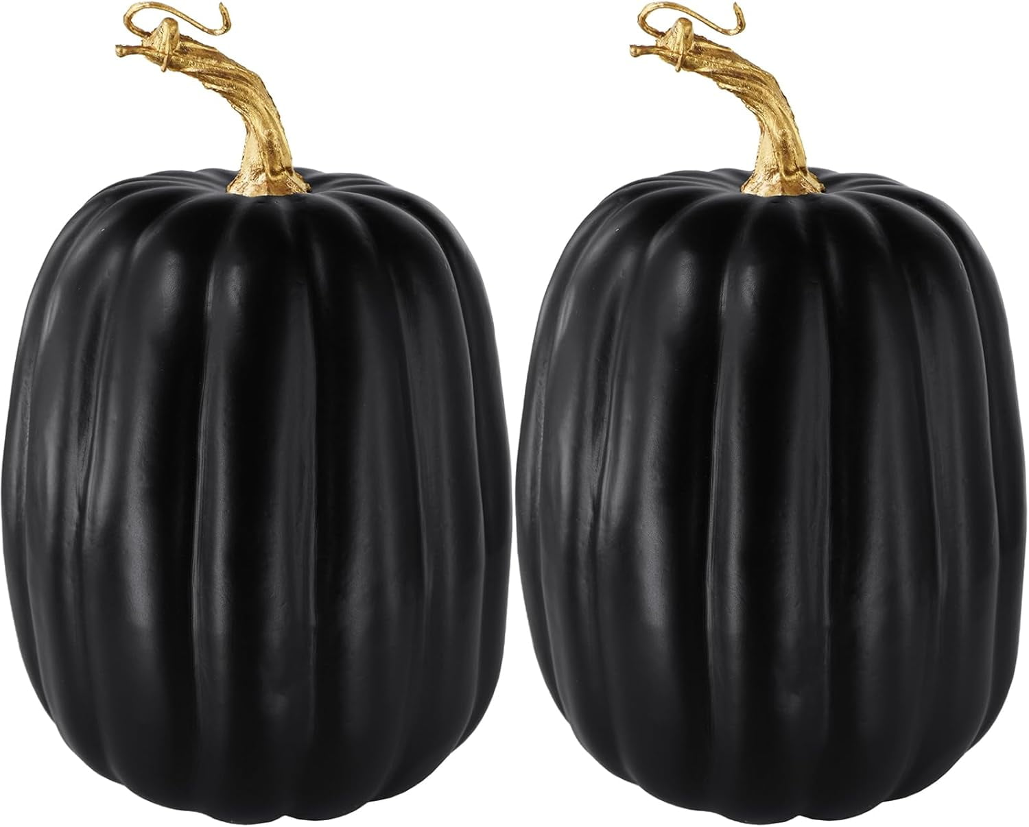 Luluy 2 Pcs Large Artificial Pink Pumpkins Fall Decorative Pumpkins Big ...