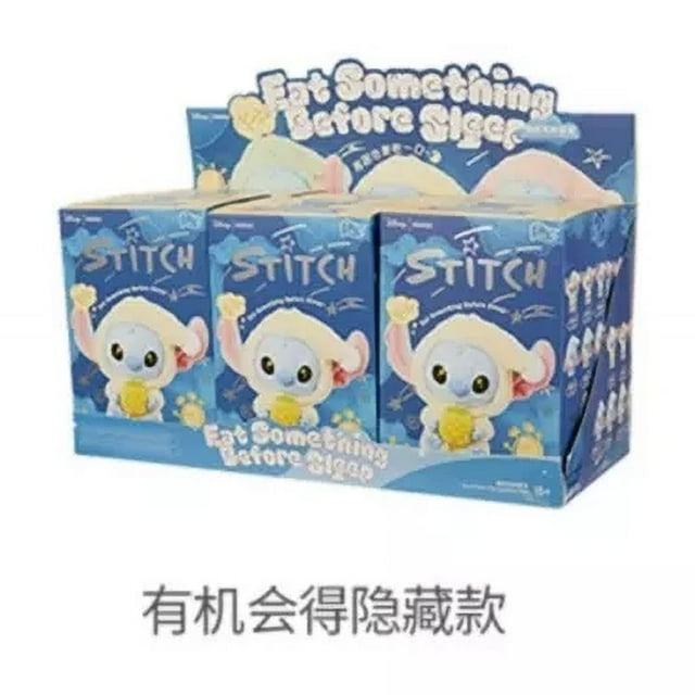 Luluy 2025 Stitch Eat Something Before Sleep Series Plush Blind Box - 7" Stitch Figurines ...