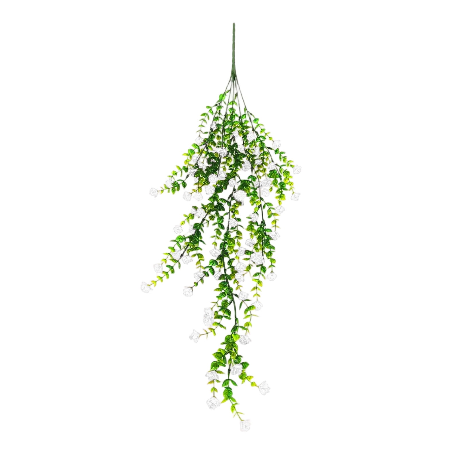 Luluy Artificial Hanging Ivy Vine With White Flowers For Home Decor ...