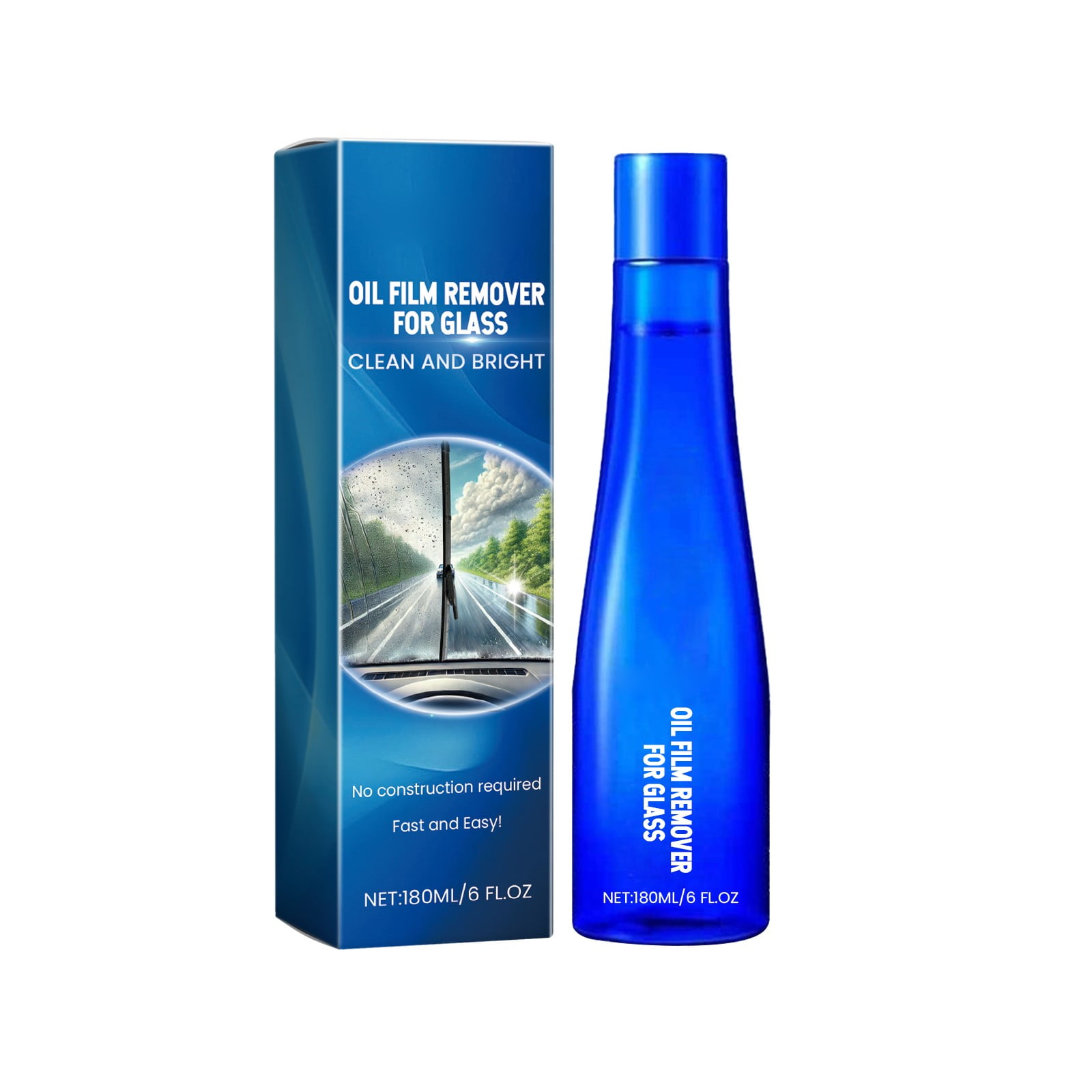 Luluy Car Glass Oil Film Remover, Car Window Decontamination Cleaning ...