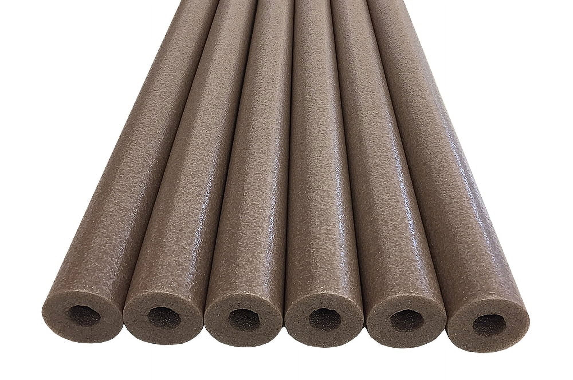 Luluy Deluxe Foam Swimming Pool Noodle Float, Brown, 6 Pack,Pool Noodle ...