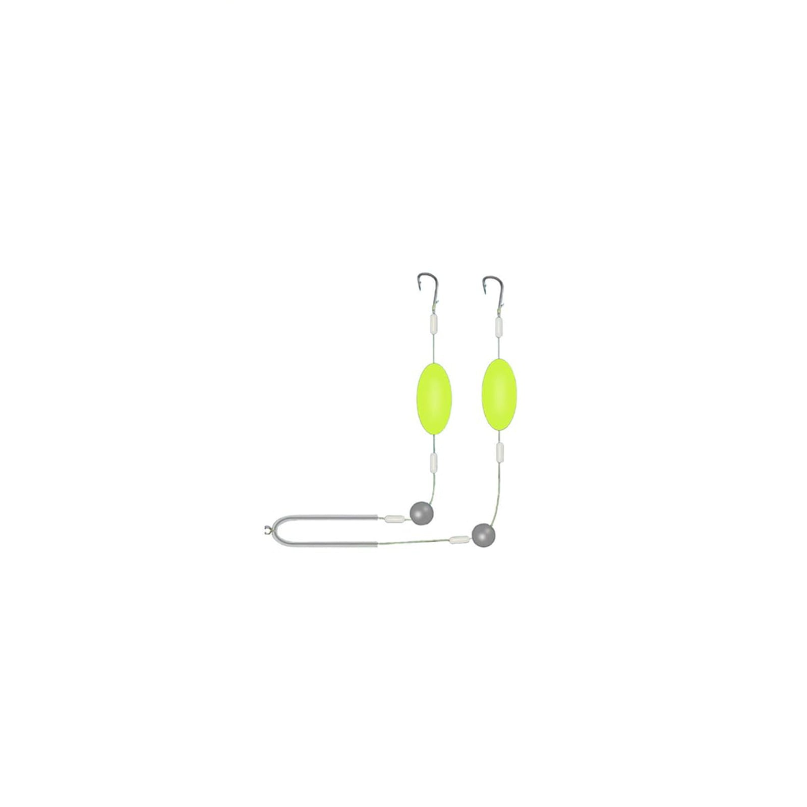 Luluy Flip The Fishing Hook, Reverse Bottom Line, Double Hook, One Tow ...