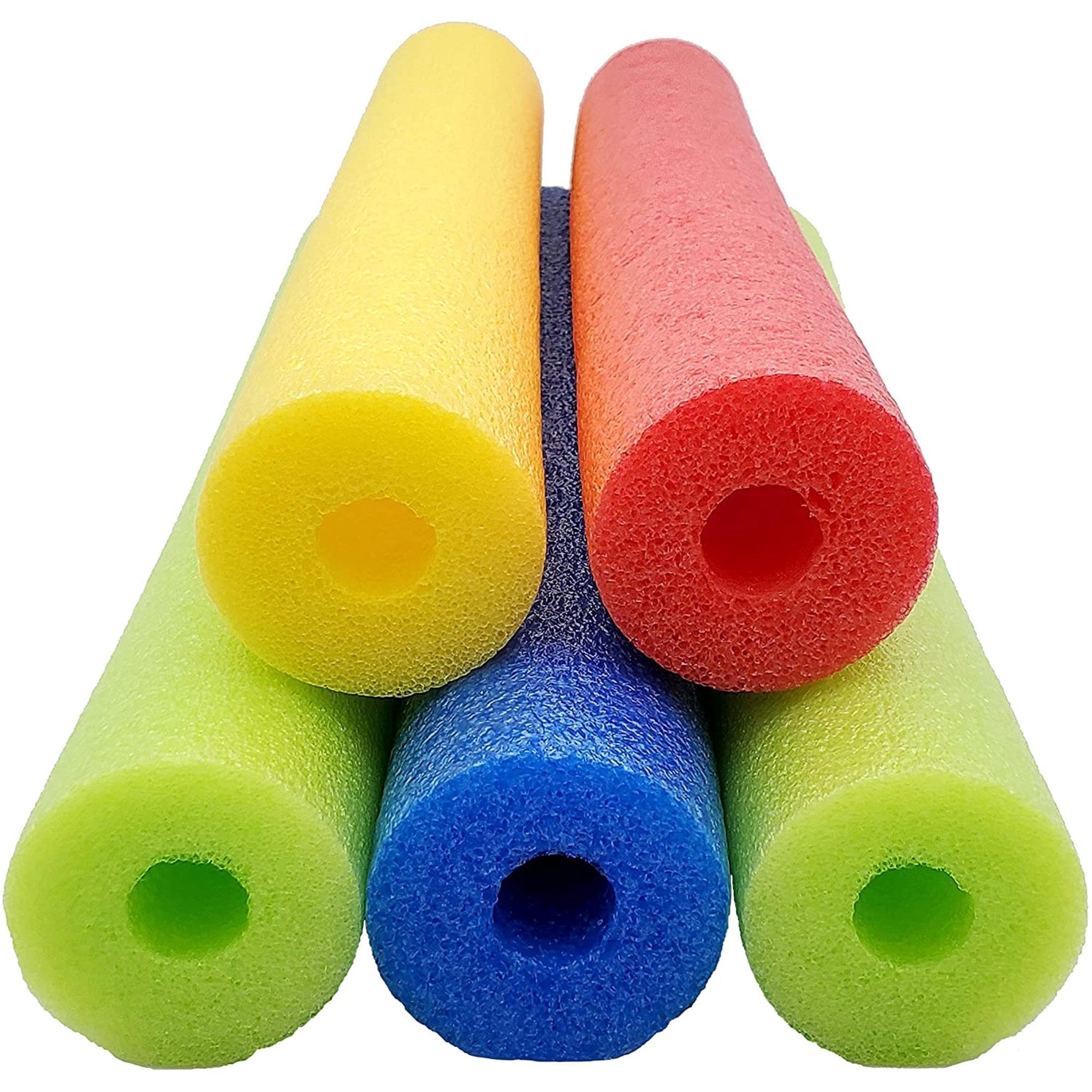 Luluy Foam Pool Swim Noodle, 59 Inch, Bright Foam for Swimming & Craft ...